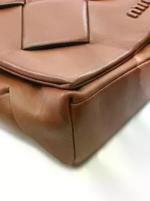 Miu Miu Woven Leather Crossbody Bag