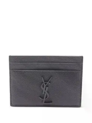 Saint Laurent 2020s Cassandra Card Case - Black
