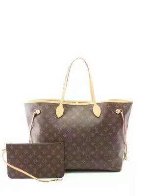 LOUIS VUITTON Monogram Neverfull Gm Tote Bag - Brown