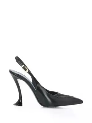 LANVIN Serenade Slingback In Leather
