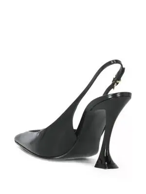 LANVIN Serenade Slingback In Leather