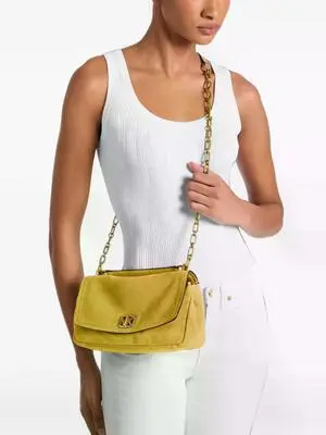 Michael Kors Bryant Small Suede Convertible Shoulder Bag