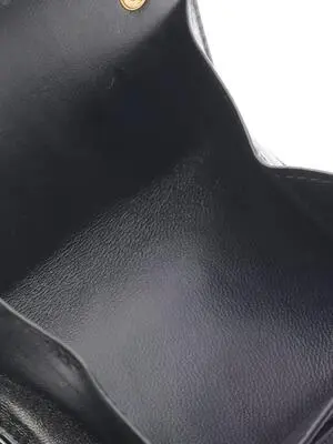 Saint Laurent 2020s Monogram Origami Trifold Wallet - Black