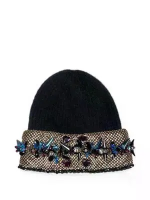 MELROSE HIGH X Lotto Beanie Hat - Black