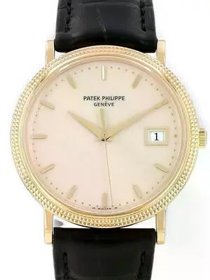 Patek Philippe Calatrava Clous De Paris 33mm Yellow Gold Watch