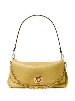 Michael Kors Bryant Large Textured-leather Convertible Shoulder Bag - Yellow