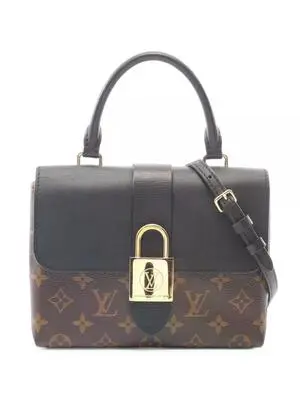 LOUIS VUITTON Monogram Canvas Two-way Handbag - Brown