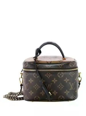 LOUIS VUITTON Reverse Monogram Satchel - Brown