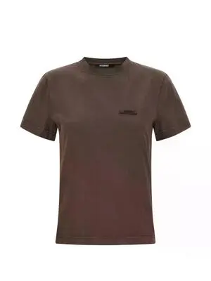 Jacquemus Le T-shirt Gros-grain T-shirt - Brown
