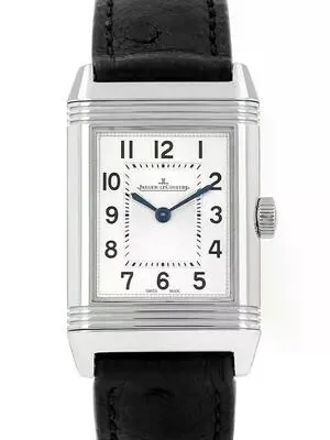 JAEGER-LECOULTRE Reverso Rectangular Silver-tone Dial Watch