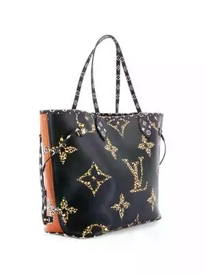LOUIS VUITTON Neverfull Nm Limited Edition Jungle Monogram Giant Mm Tote Bag - Black