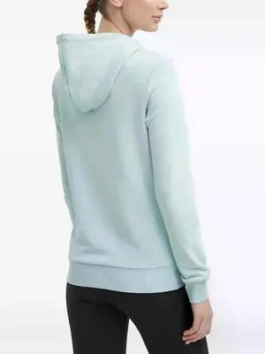 PUMA Logo-print Drawstring Hoodie - Blue