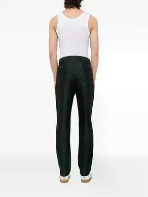 LANVIN Zebra-jacquard Trousers