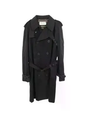 Saint Laurent Double-breasted Trench Coat - Black