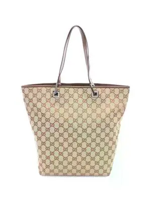 Gucci 2000s Gg Canvas Tote Bag - Neutrals