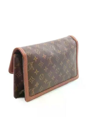 LOUIS VUITTON 1985 Gm Pochette Dame Monogram Clutch Bag