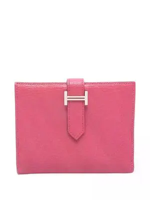 Hermès 2017 Bearn Compact Bi-fold Wallet - Pink