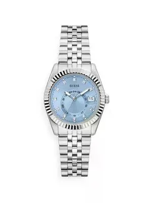 Guess Jada Silver-tone Multi-function Date Watch