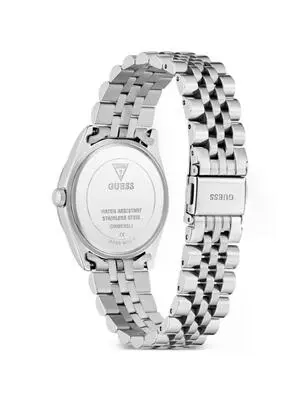 Guess Jada Silver-tone Multi-function Date Watch