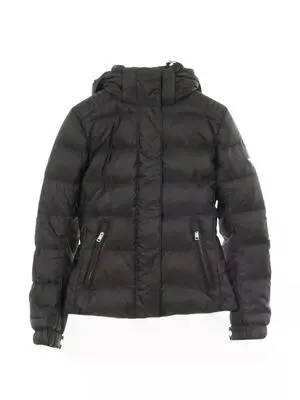Prada Quilted Puffer Jacket With Logo Plate