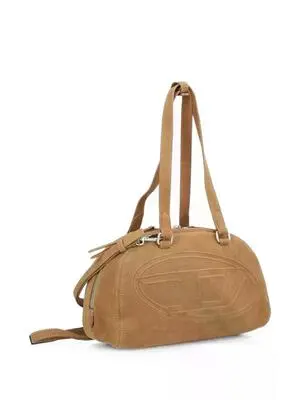 DIESEL® 1dr Suede Shoulder Bag With Embossed Oval D Logo