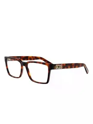 Gcds Logo-print Glasses - Brown