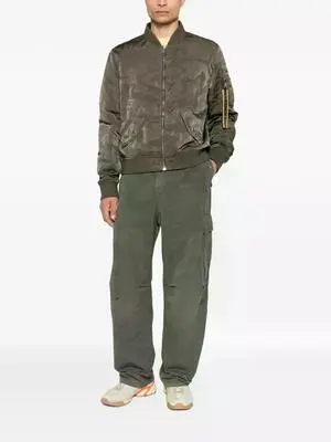 Fendi Camouflage-pattern Cargo Pants - Green