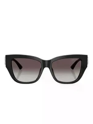 JIMMY CHOO Crystal-embellished Cat-eye Sunglasses - Black