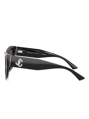 JIMMY CHOO Crystal-embellished Cat-eye Sunglasses