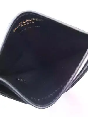 Saint Laurent 2020s Quilted Card Case - Black