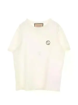 Gucci 2000s Interlocking G Bijou T-shirt - White