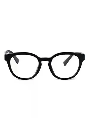 Dolce & Gabbana Acetate Round-frame Glasses - Black