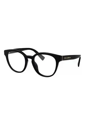 Dolce & Gabbana Acetate Round-frame Glasses
