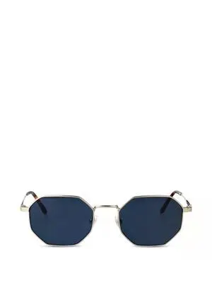 Lacoste Geometric-frame Sunglasses - Silver