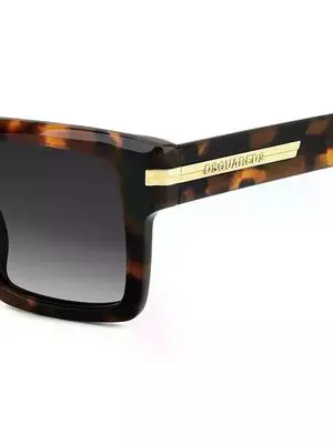 Dsquared2 Tortoiseshell Square-frame Sunglasses