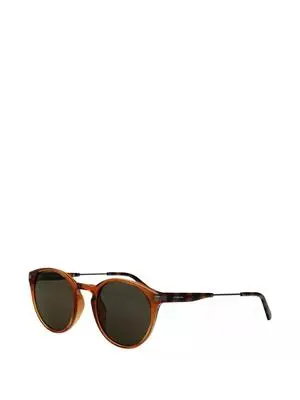 Calvin Klein Round-frame Tortoiseshell Sunglasses