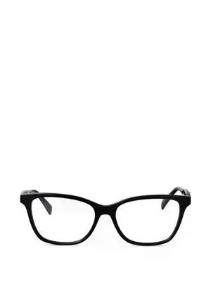 Longchamp Logo-plaque Square-frame Glasses - Black