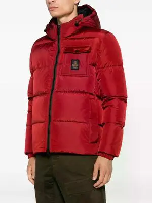REFRIGIWEAR Hooded Padded Jacket - Red