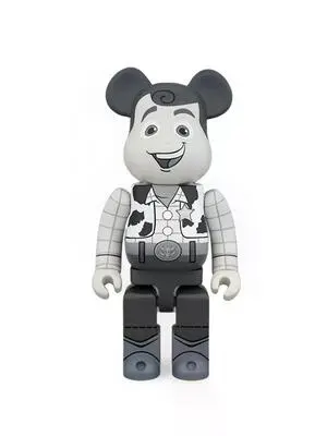 BE@RBRICK Woody B&w Collectible Figure - White