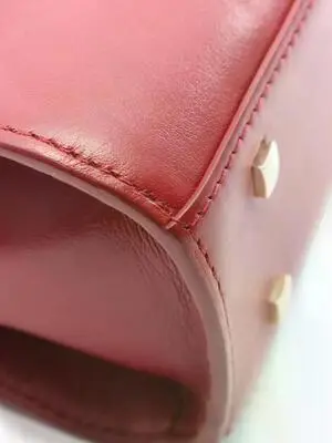 Delvaux 2010s Pm Tempête Two-way Handbag - Red