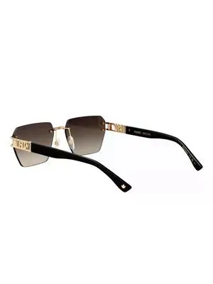 Dsquared2 Rimless Logo Detail Sunglasses