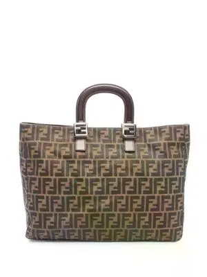 Fendi 2010s Zucca Tote Bag - Brown