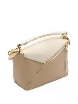 Loewe 2010s Small Puzzle Edge Tote Bag - Neutrals