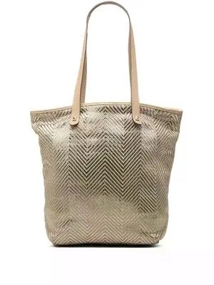 Hermès 2009 Polyester And Leather Chennai Mm Tote Bag - Neutrals