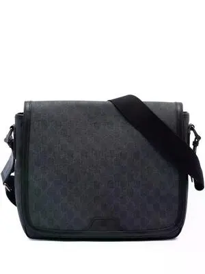 Gucci Gg Supreme Messenger Bag - Black