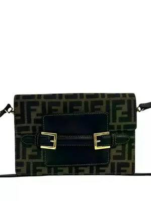 Fendi 20th Century Zucca Canvas Shoulder Bag - Brown