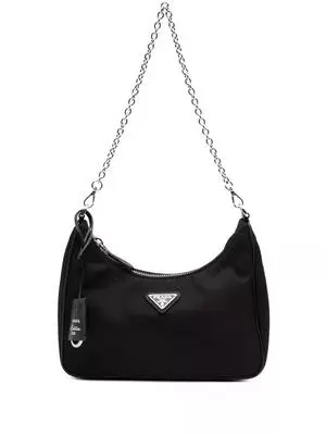 Prada 2013-2026 Saffiano Trimmed Re Nylon Re Edition 2005 Satchel