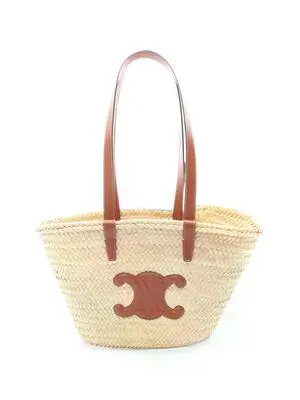Celine Classic Panier Woven Shoulder Bag