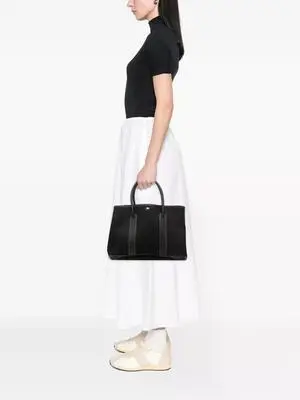 Hermès 2006 Toile And Negonda Garden Party 36 Tote Bag - Black