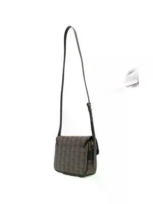 Lacoste Monogram-print Buckle-fastening Shoulder Bag